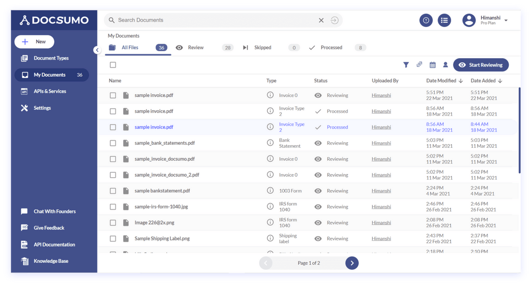 Docsumo - Document AI Platform Built for Scale & Efficiency